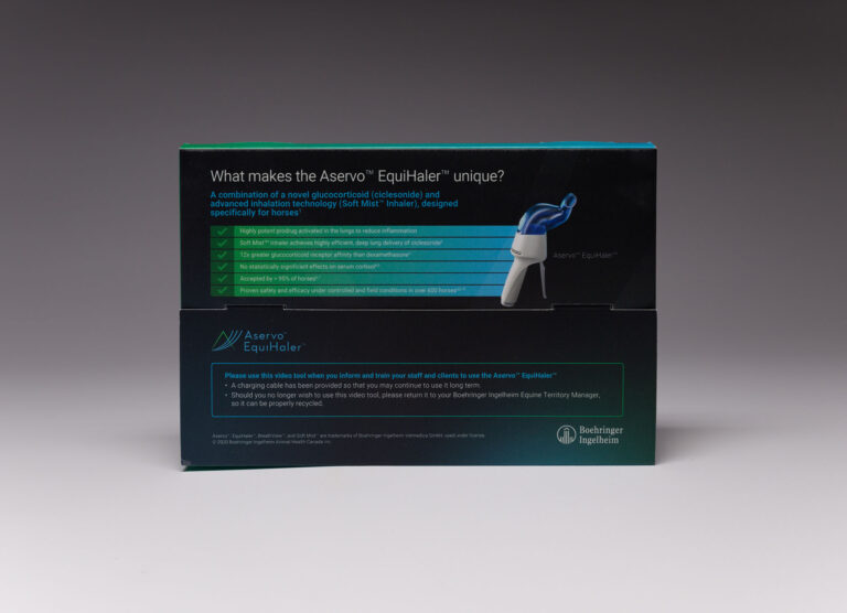 Aservo® EquiHaler® Video Display - Information Packaging