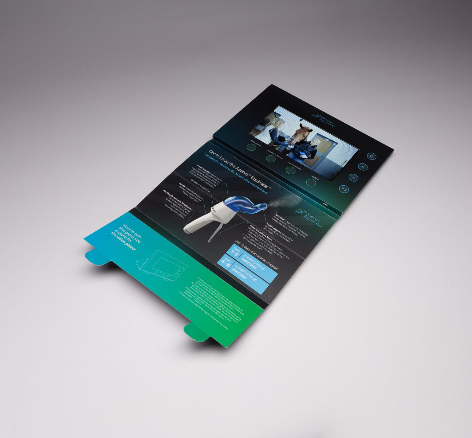 Aservo® EquiHaler® Video Display - Information Packaging