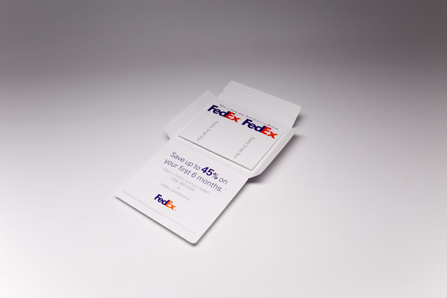 FedEx Pop-Up Mailer - Information Packaging
