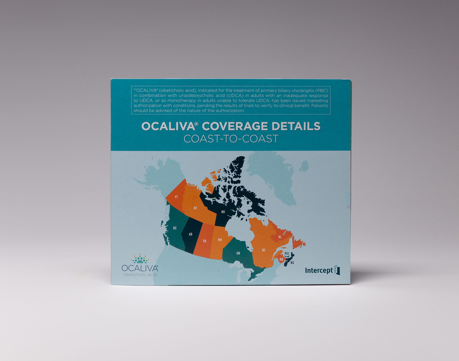 Ocaliva® Web Key Mailer - Information Packaging