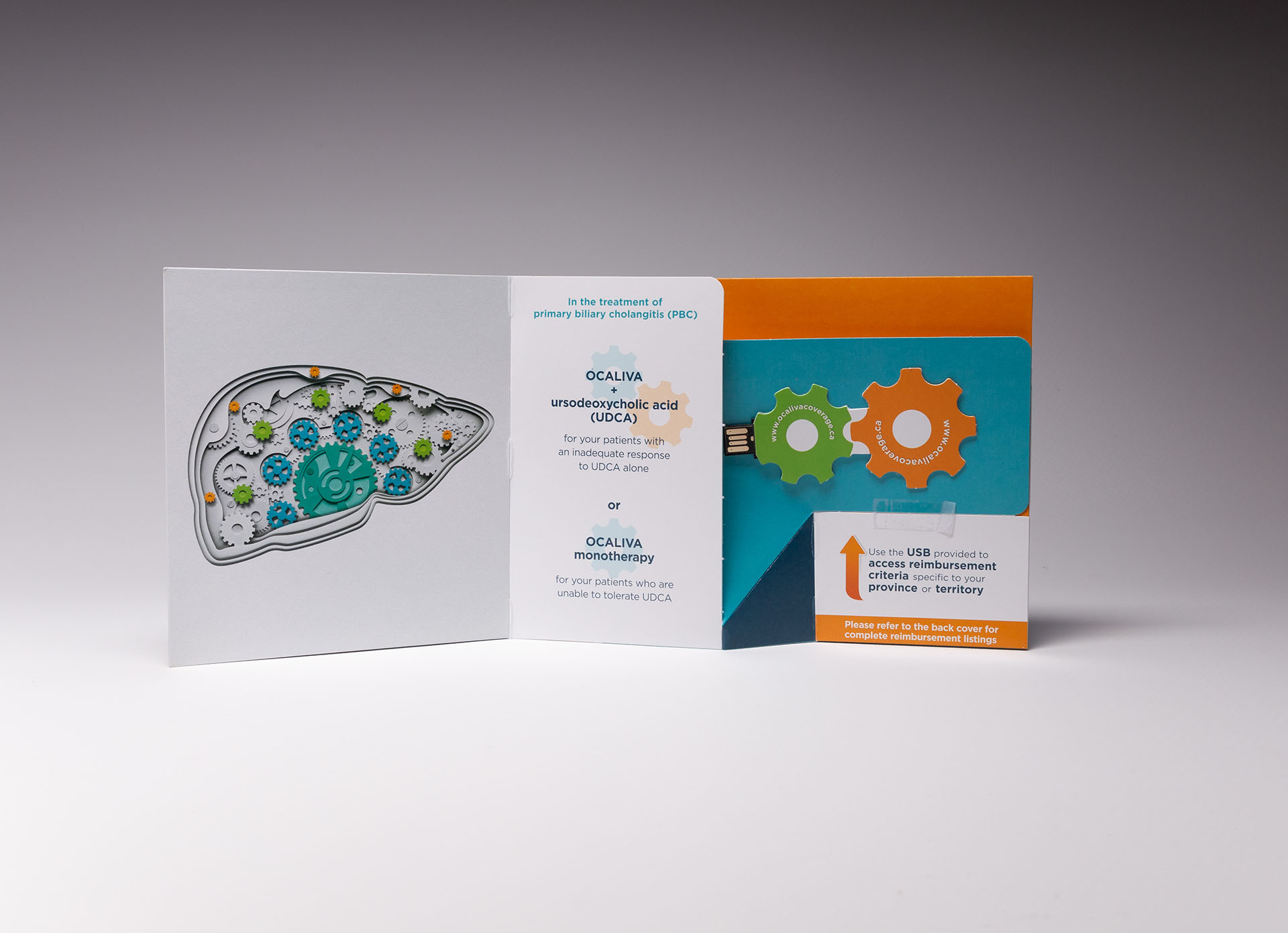 Ocaliva® Web Key Mailer - Information Packaging