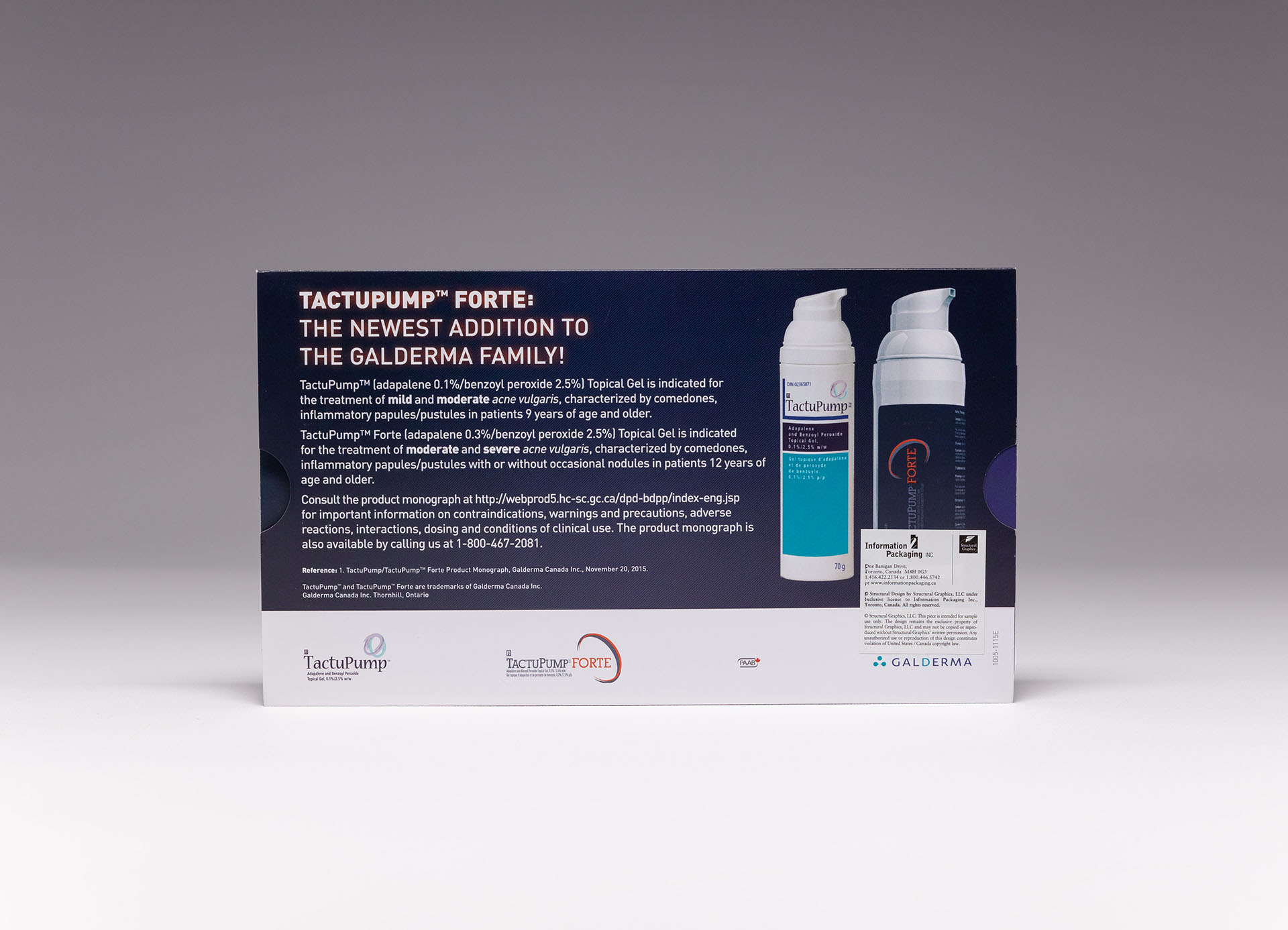 TactuPump Extendo™ - Information Packaging