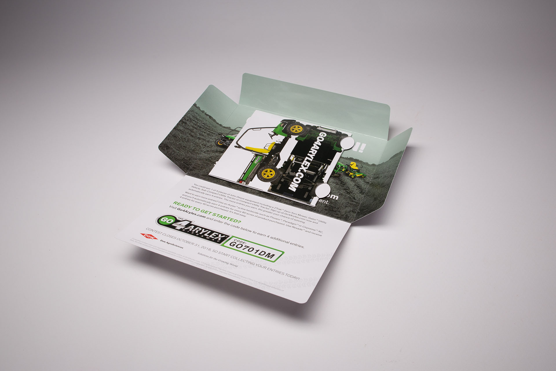 Go4Arylex Promotional Pop-Up Mailer - Information Packaging