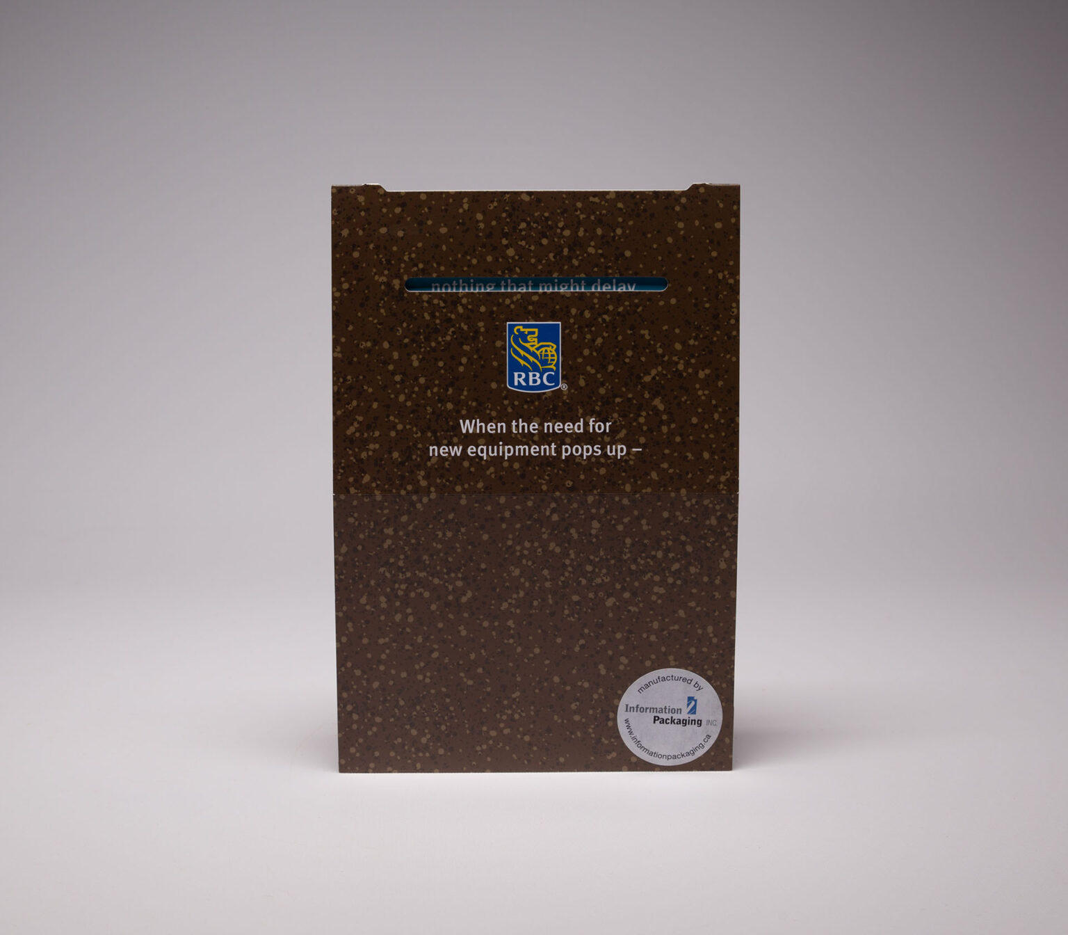 RBC Centre Pop Mailer - Information Packaging