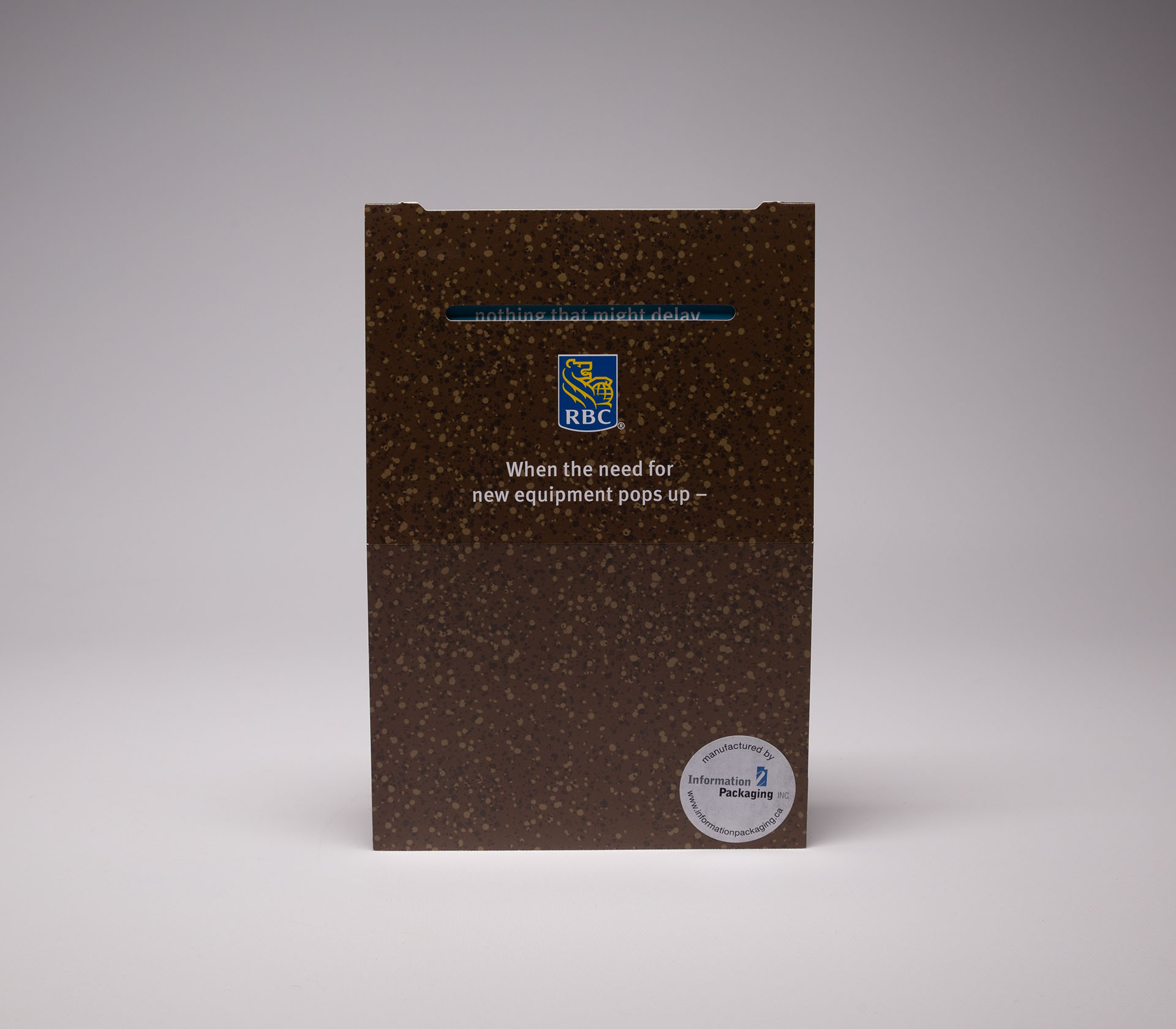 RBC Centre Pop Mailer - Information Packaging