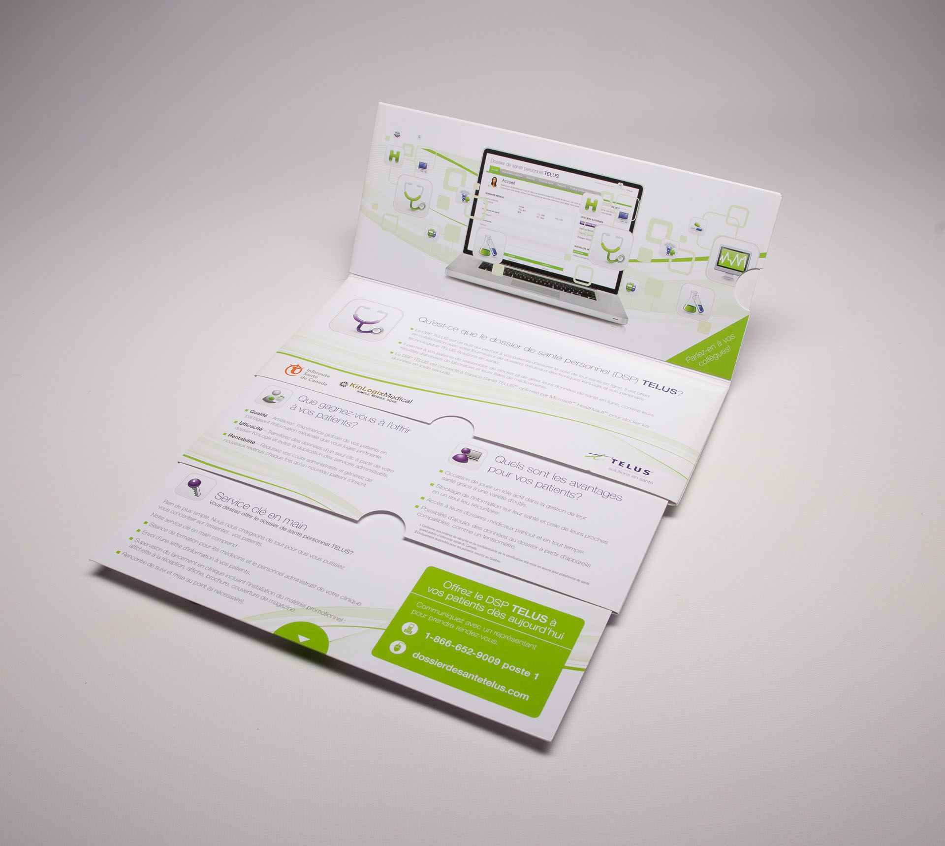 Telus Changing Picture Telescoping Mailer - Information Packaging