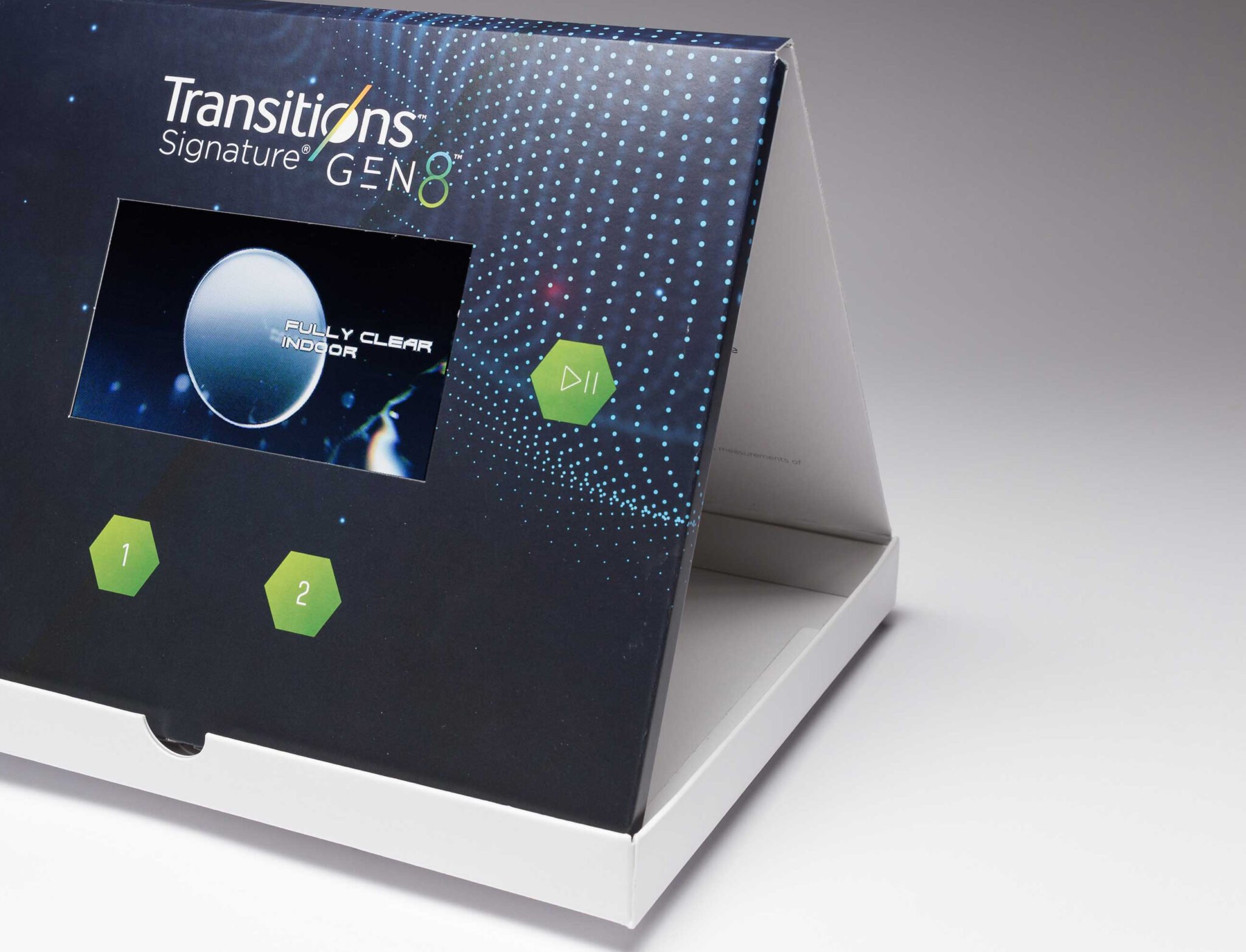 Essilor Transitions Video Easel - Information Packaging