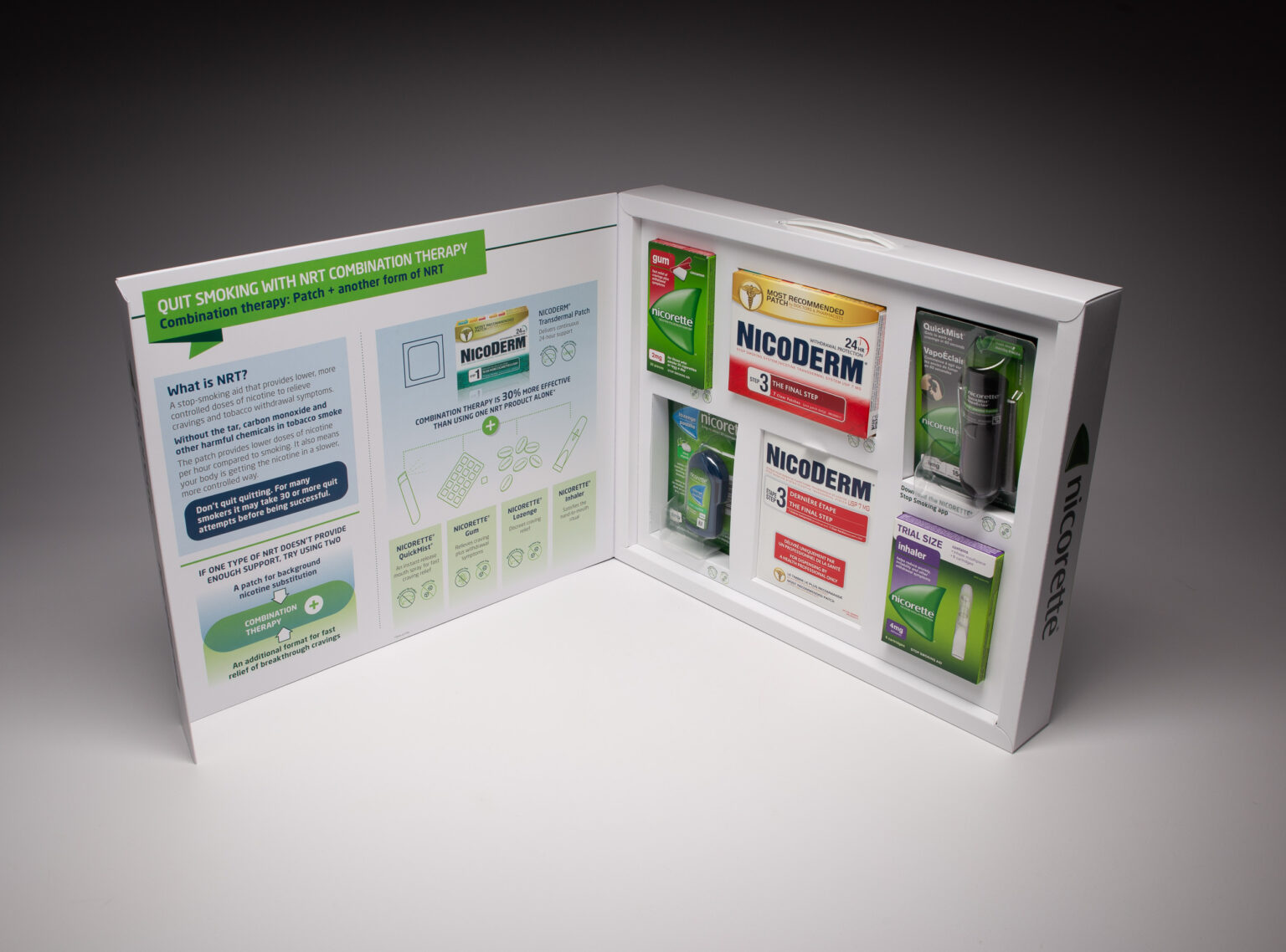 NicoDerm NRT Kit - Information Packaging