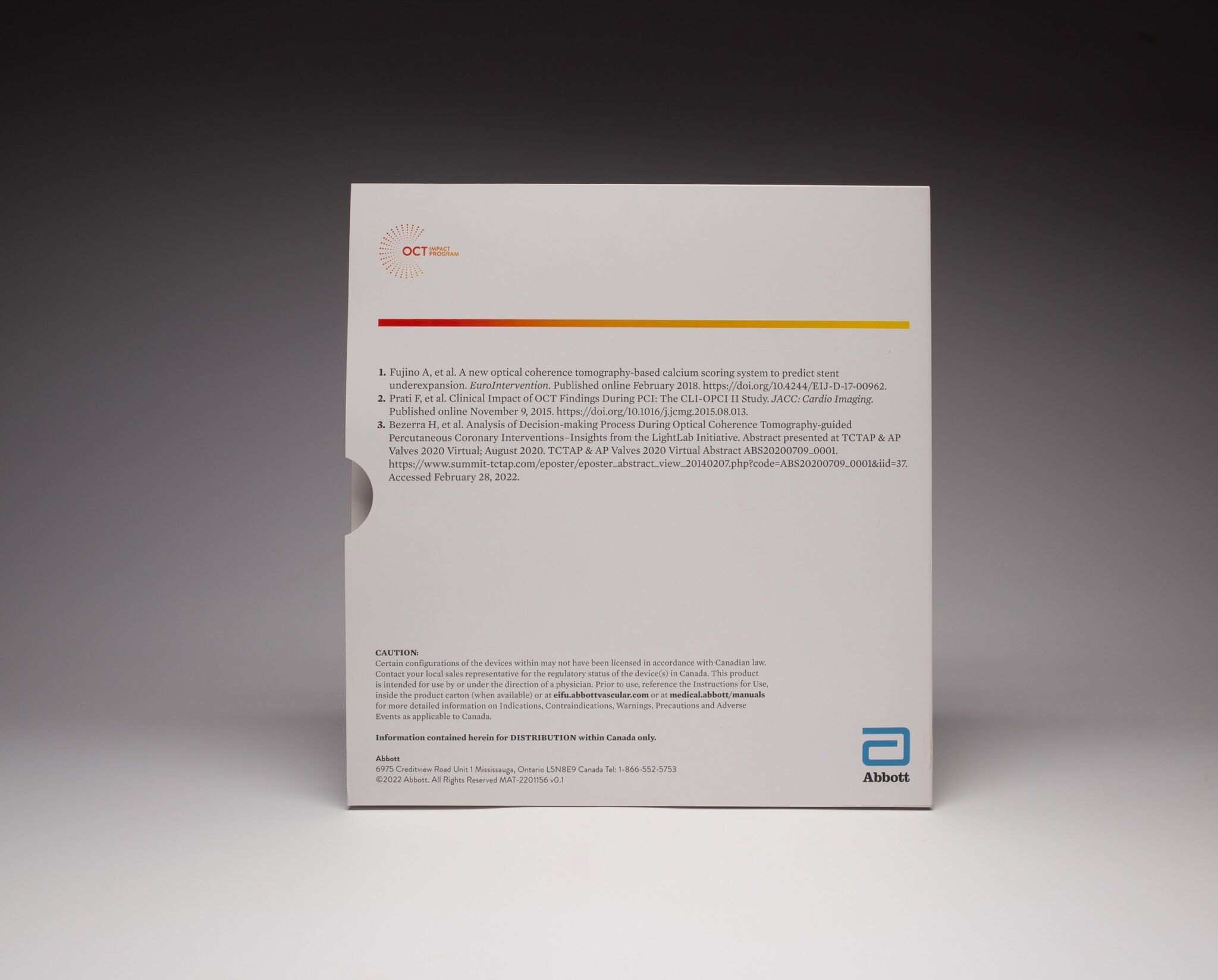 Abbott Telescopic Kit Folder - Information Packaging