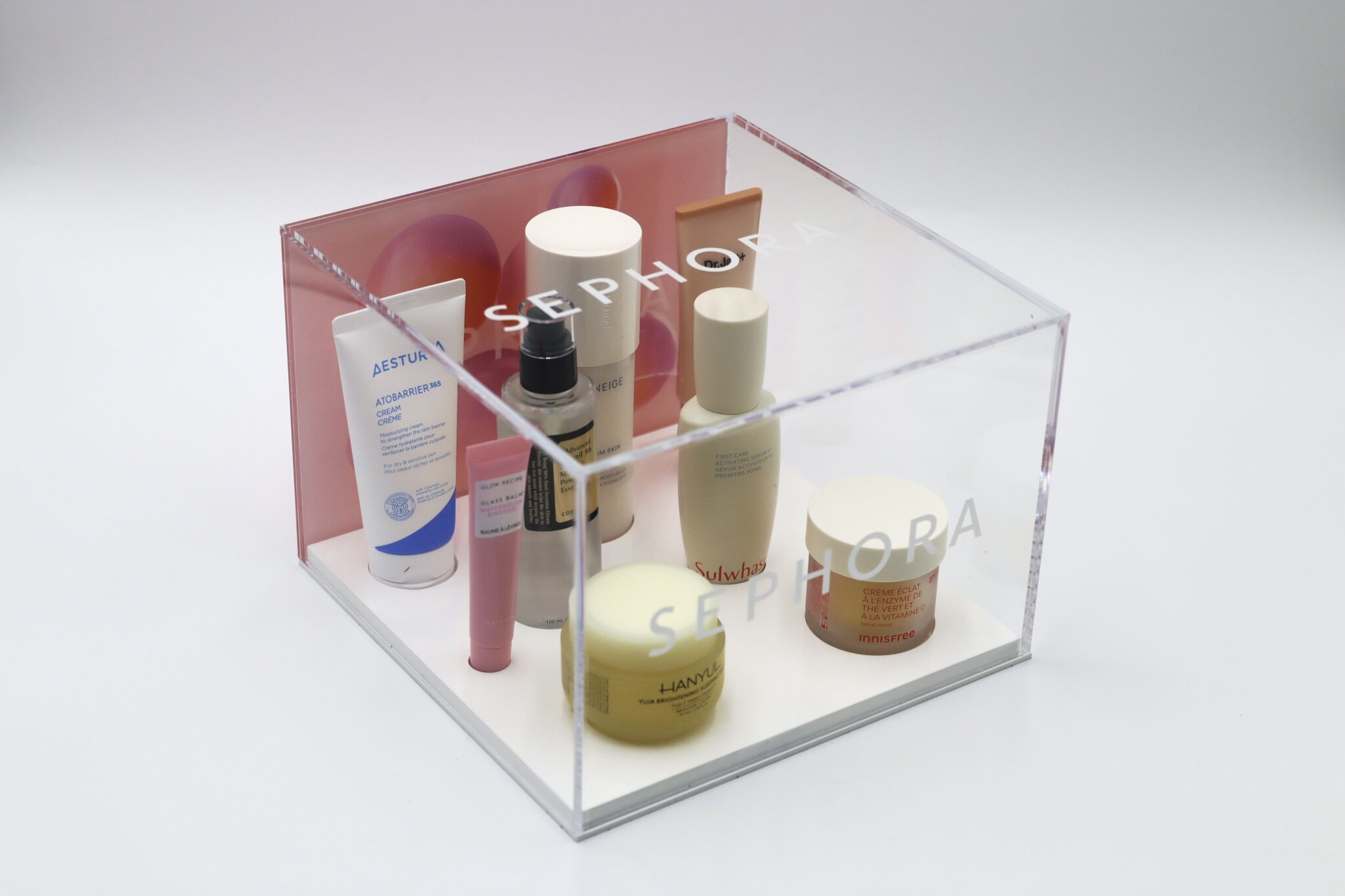 Sephora Acrylic Influencer Box - Information Packaging